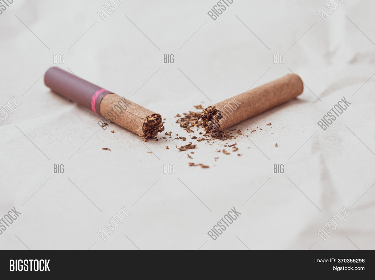 Broken Dark Cigar On Image & Photo (Free Trial) | Bigstock