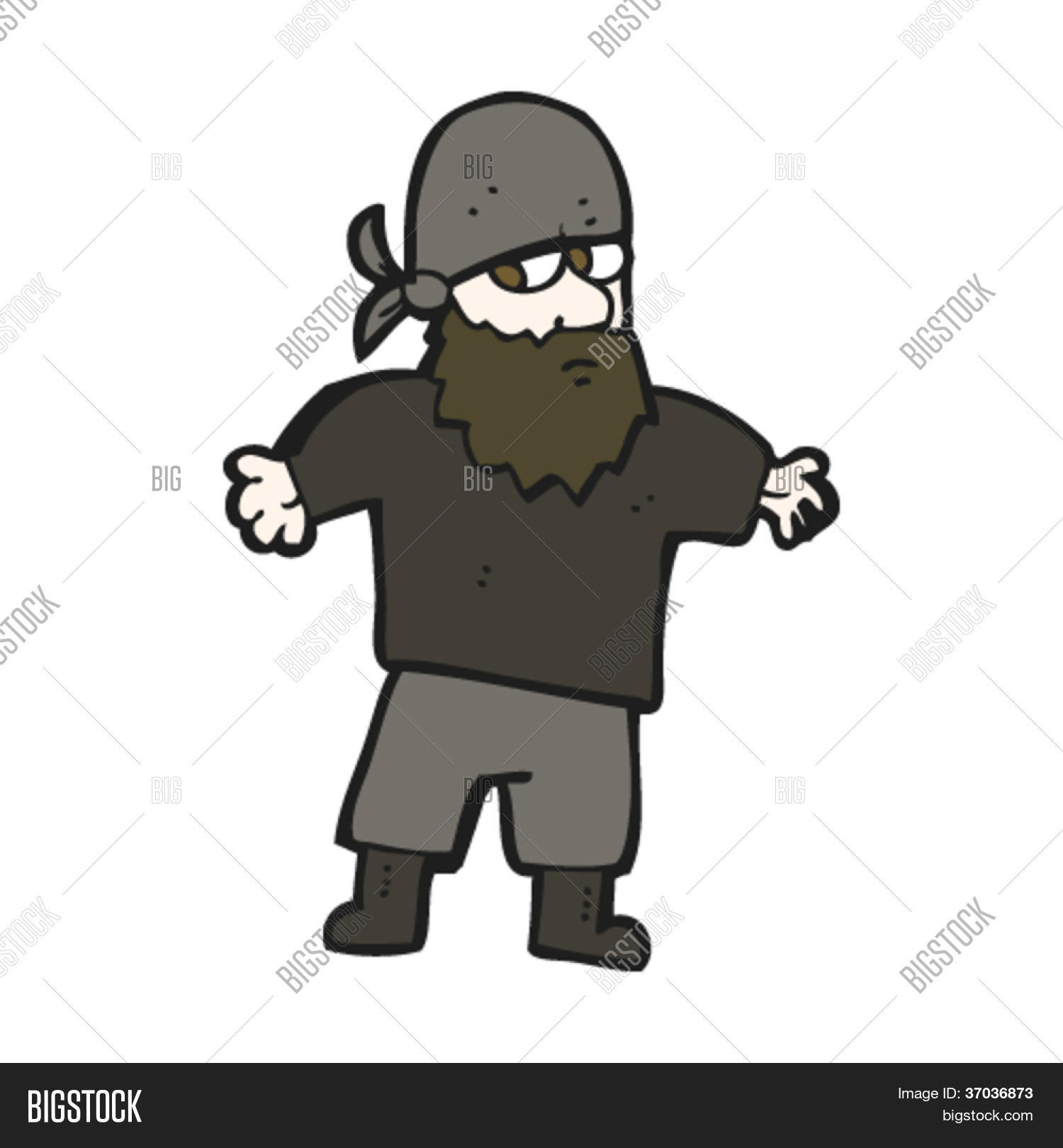 Cartoon Bandit Vector & Photo (Free Trial) | Bigstock