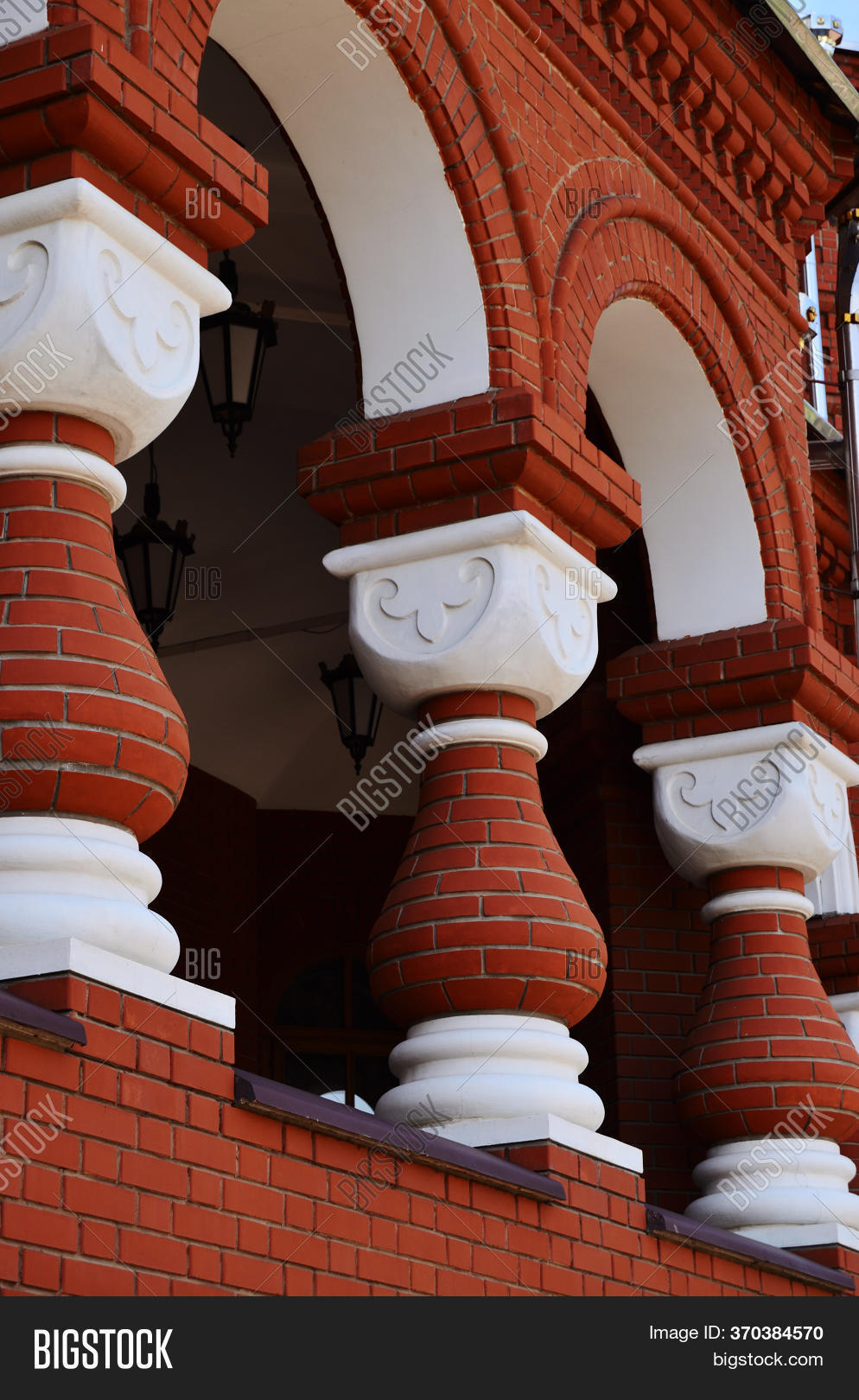 Columns Arches Red Image & Photo (Free Trial) | Bigstock