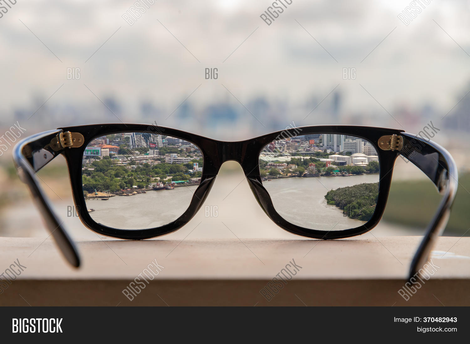 Black Eyeglass On Image & Photo (Free Trial) | Bigstock