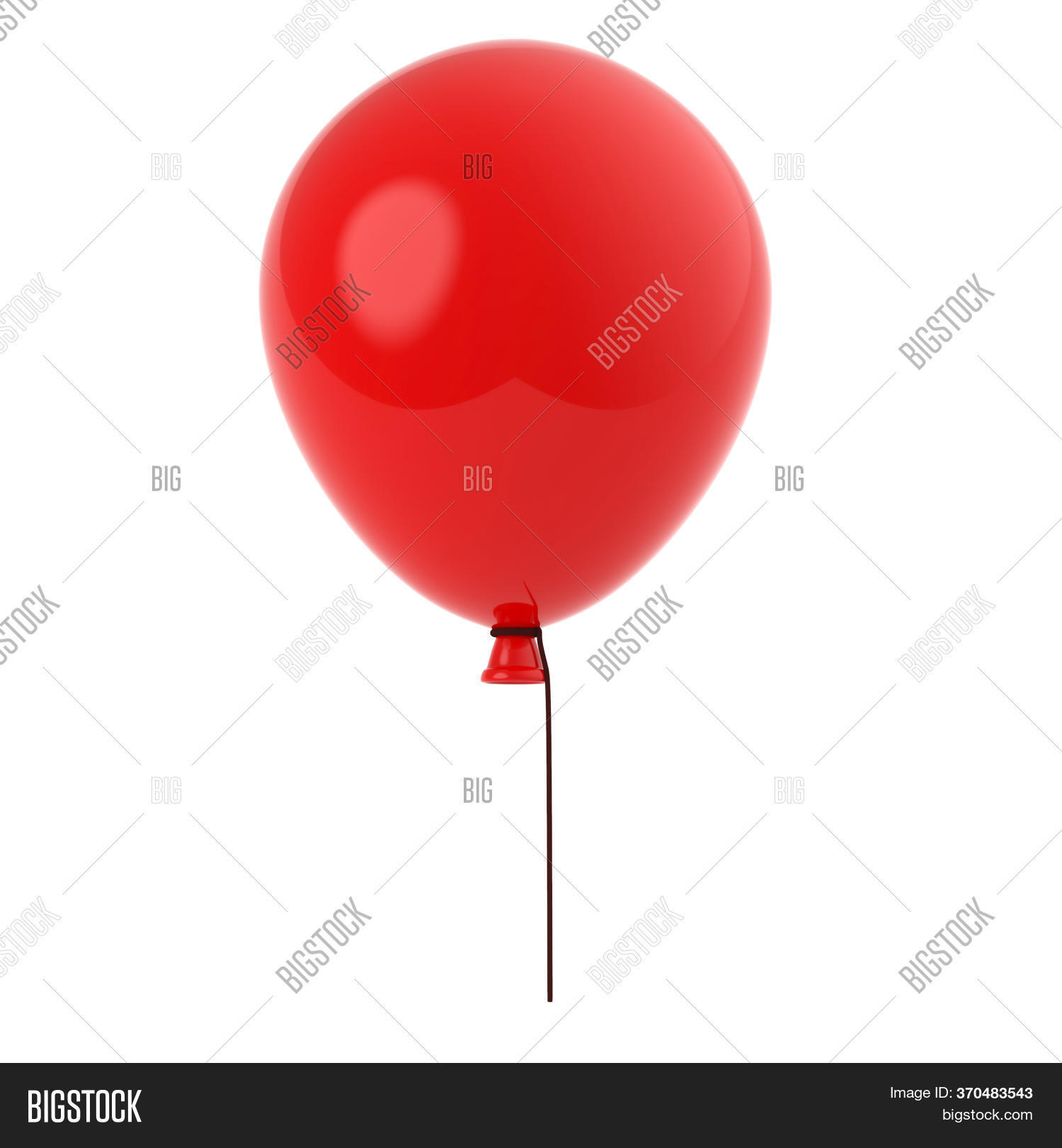 3d Render Red Baloon Image & Photo (Free Trial) | Bigstock