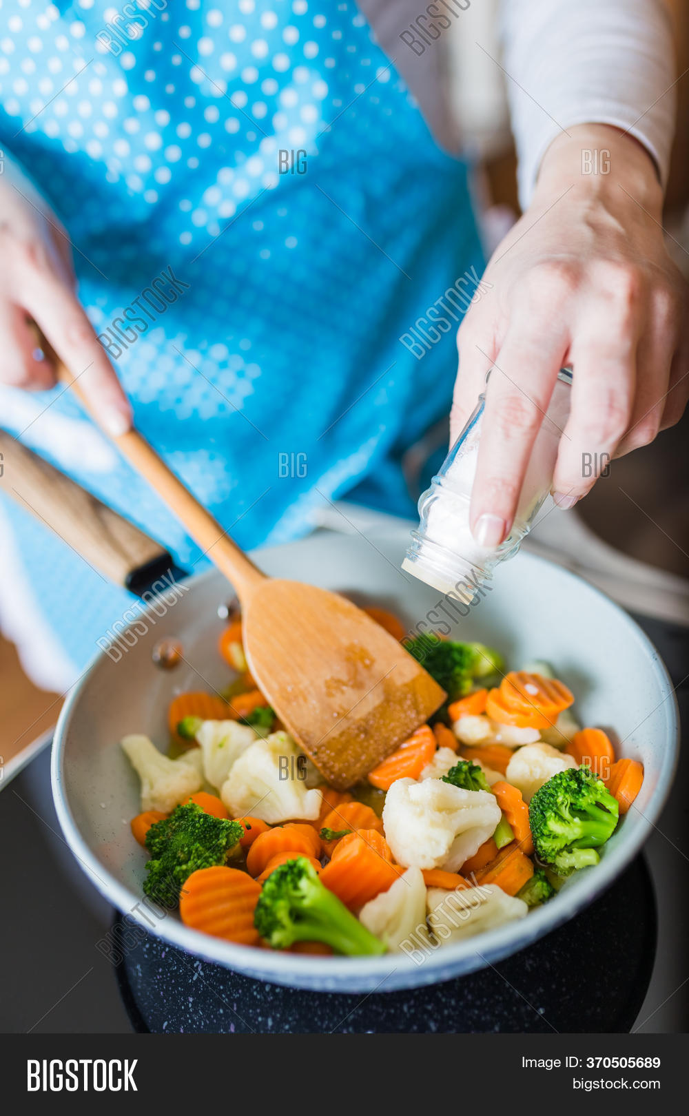 Close Woman Salting Image & Photo (Free Trial) | Bigstock