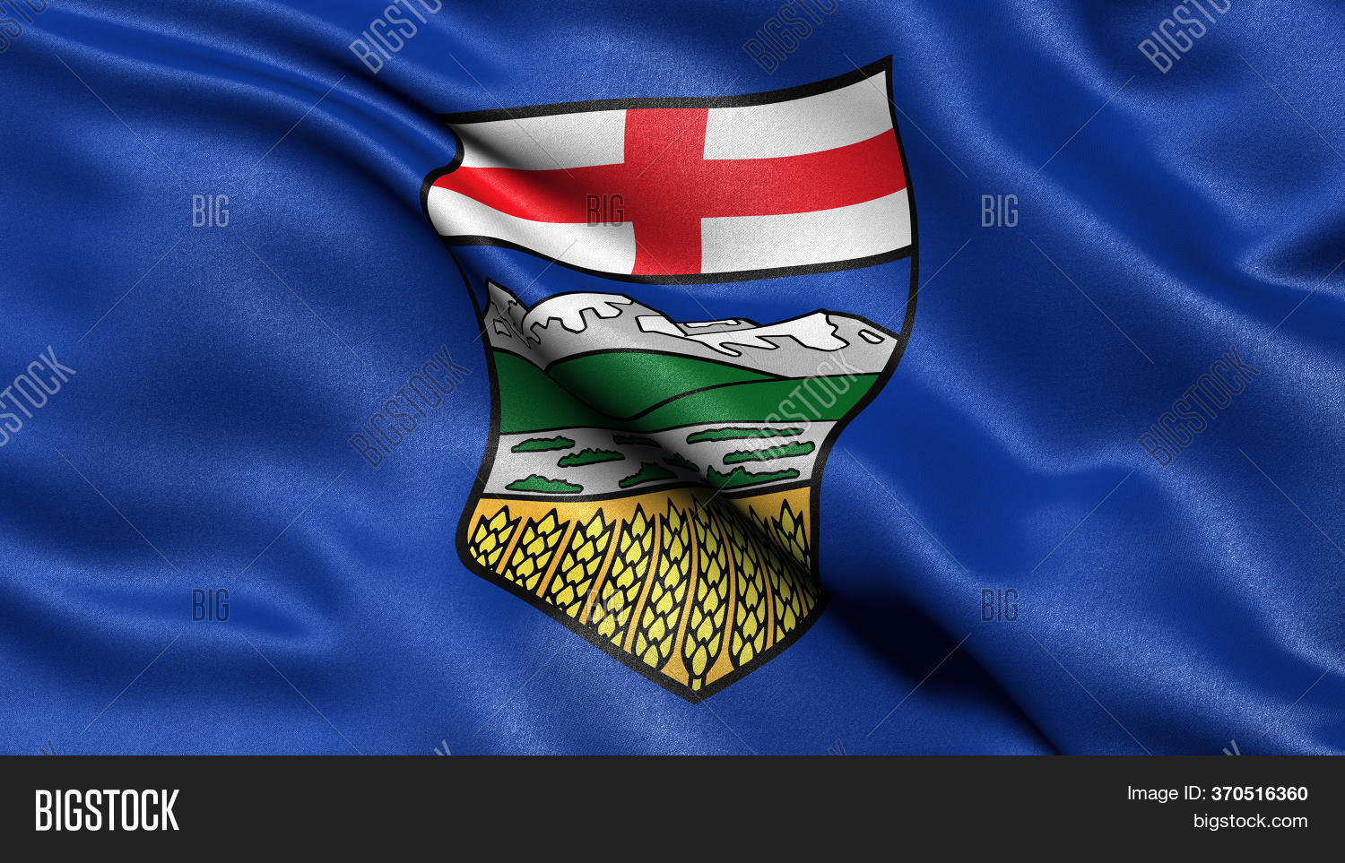 Flag Alberta Waving Image & Photo (Free Trial) | Bigstock