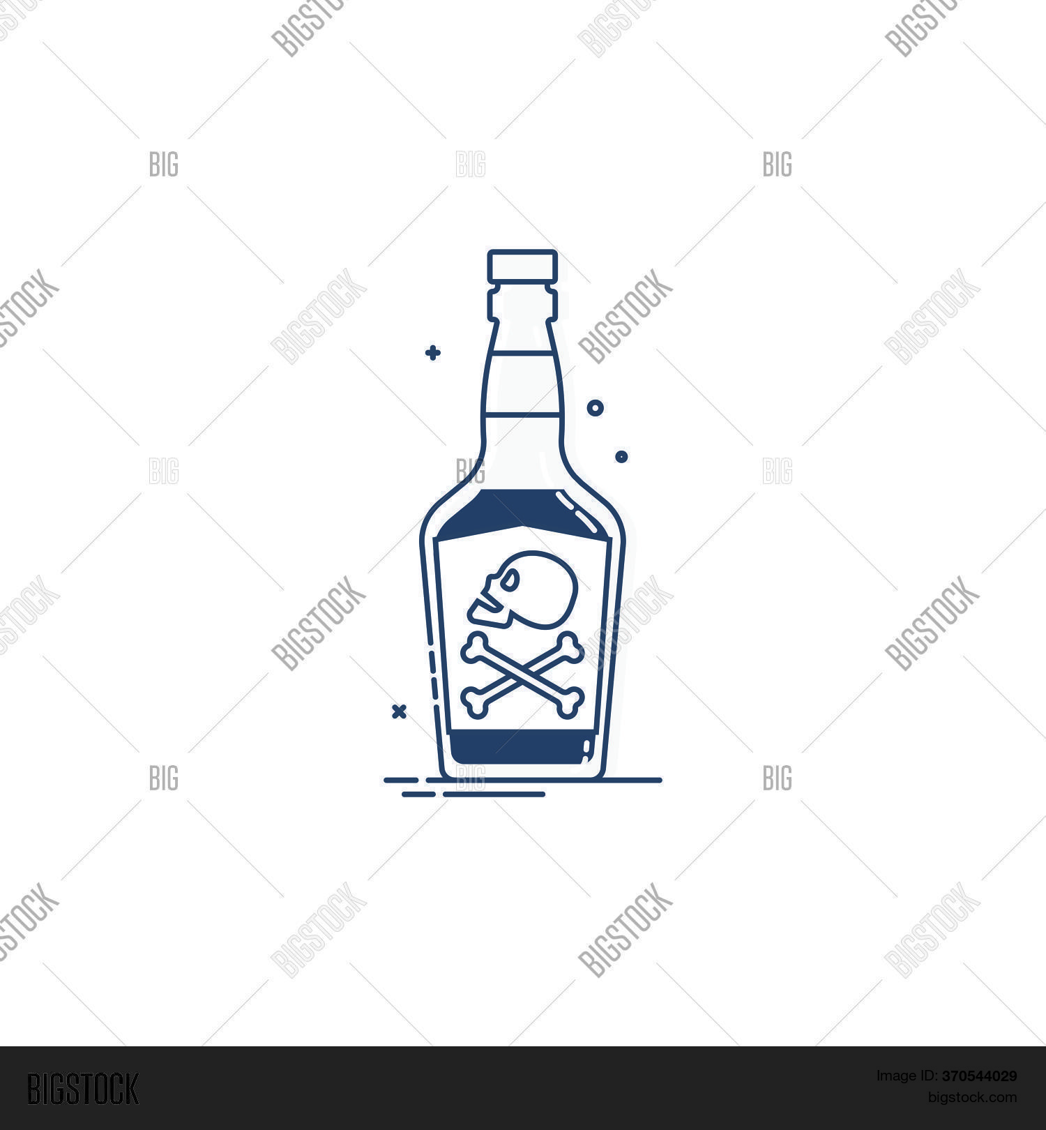 Bottle Poison Alcohol Vector & Photo (Free Trial) | Bigstock