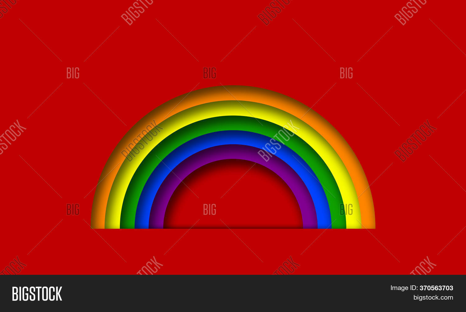 Rainbow Shape Layered Image & Photo (Free Trial) | Bigstock
