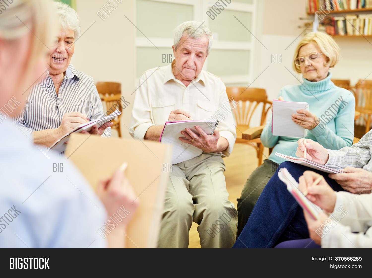 Group Seniors Writing Image & Photo (Free Trial) | Bigstock