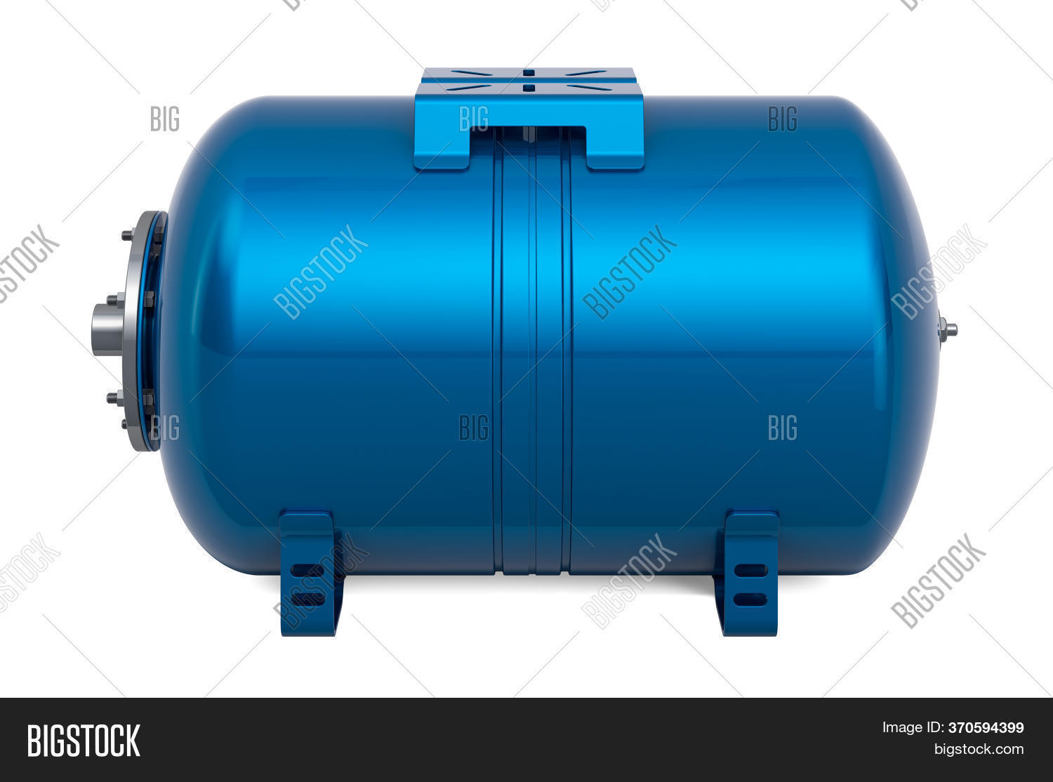 Blue Pressure Tank Image & Photo (Free Trial) | Bigstock