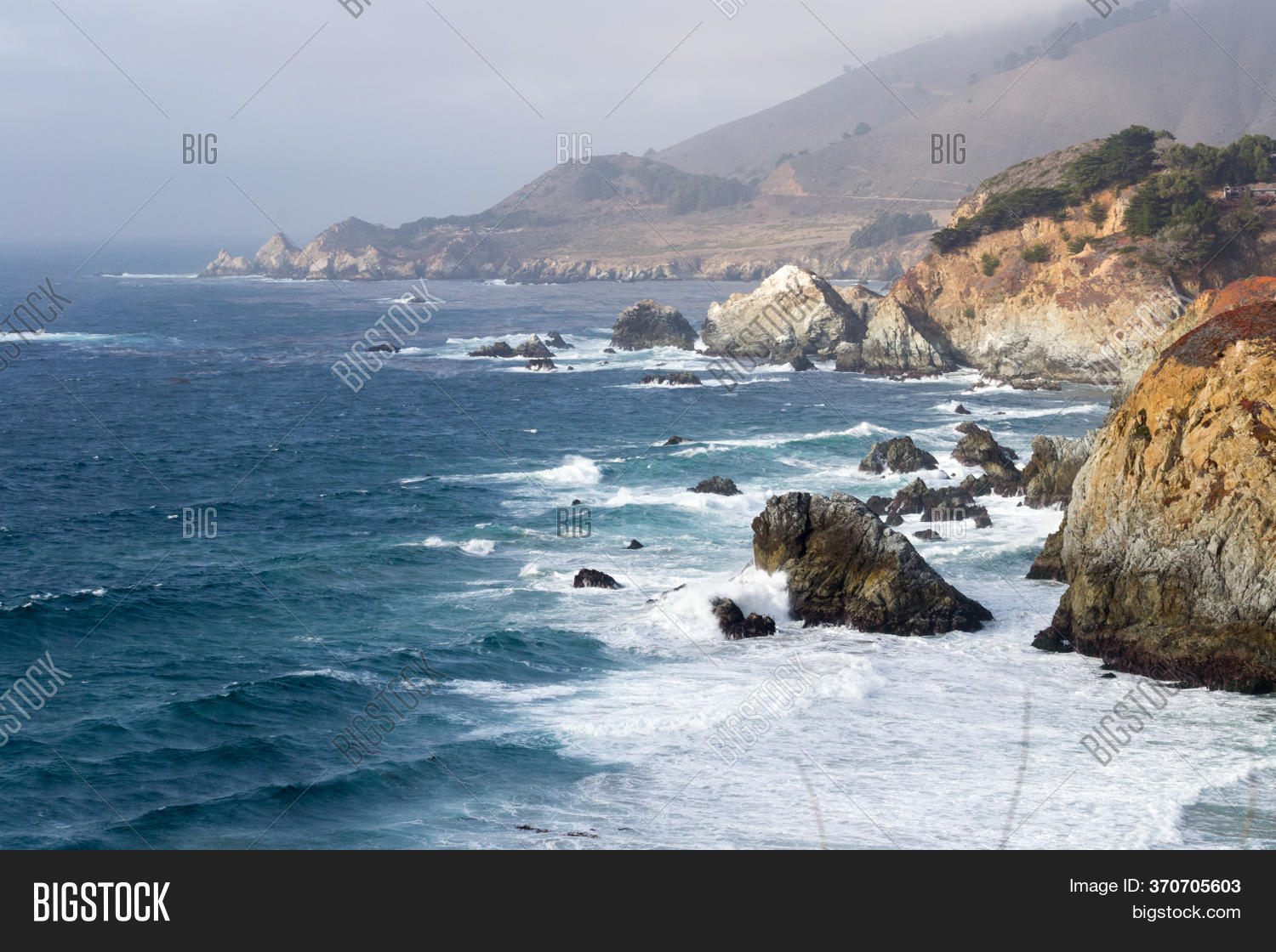 Coastal View Big Sur Image & Photo (Free Trial) | Bigstock