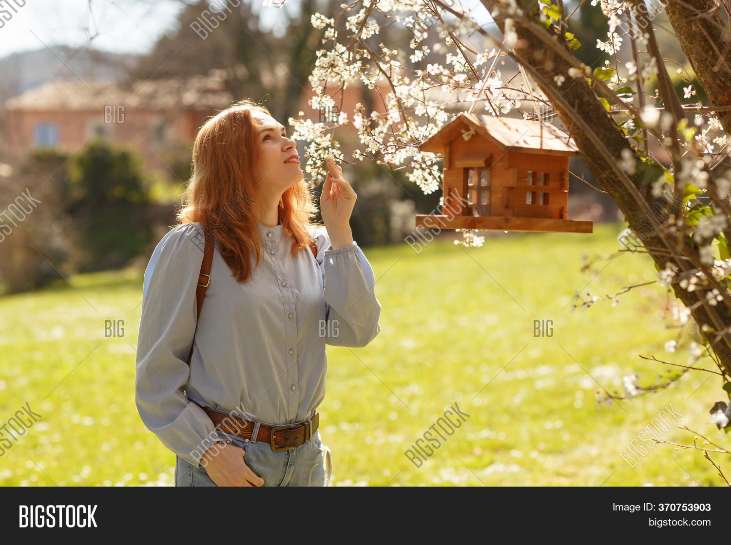 Girl Walks Spring Image & Photo (Free Trial) | Bigstock