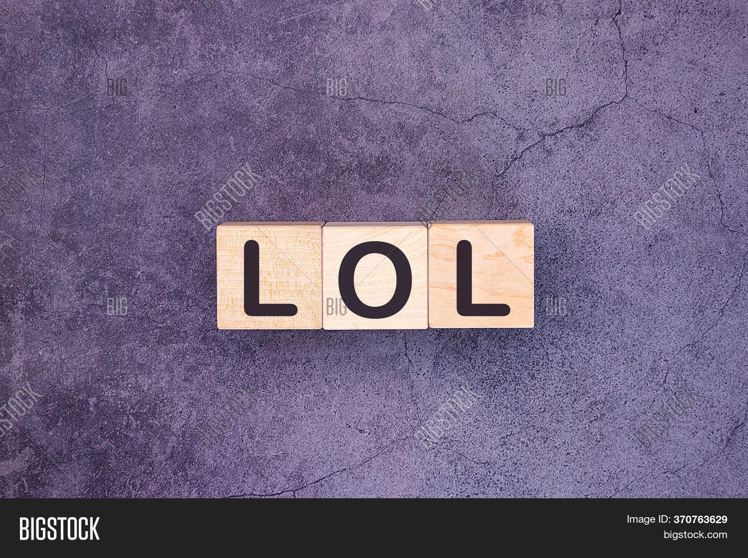 Word Lol Made Wooden Image & Photo (Free Trial) | Bigstock