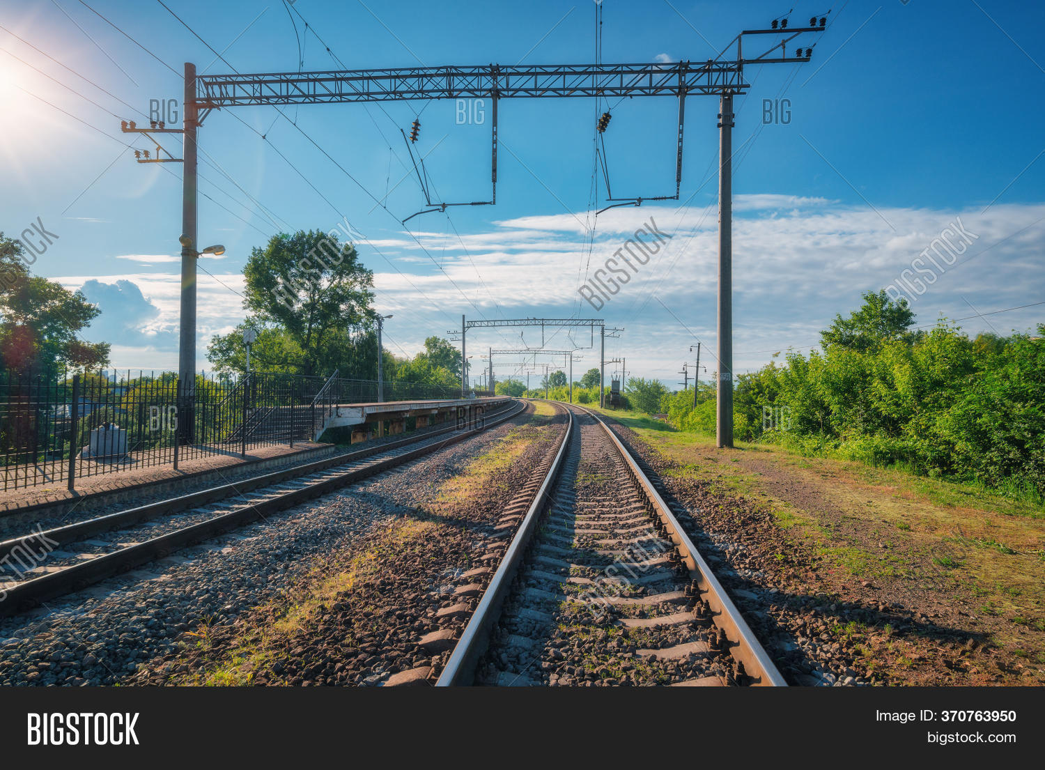Railway Station Bright Image & Photo (Free Trial) | Bigstock