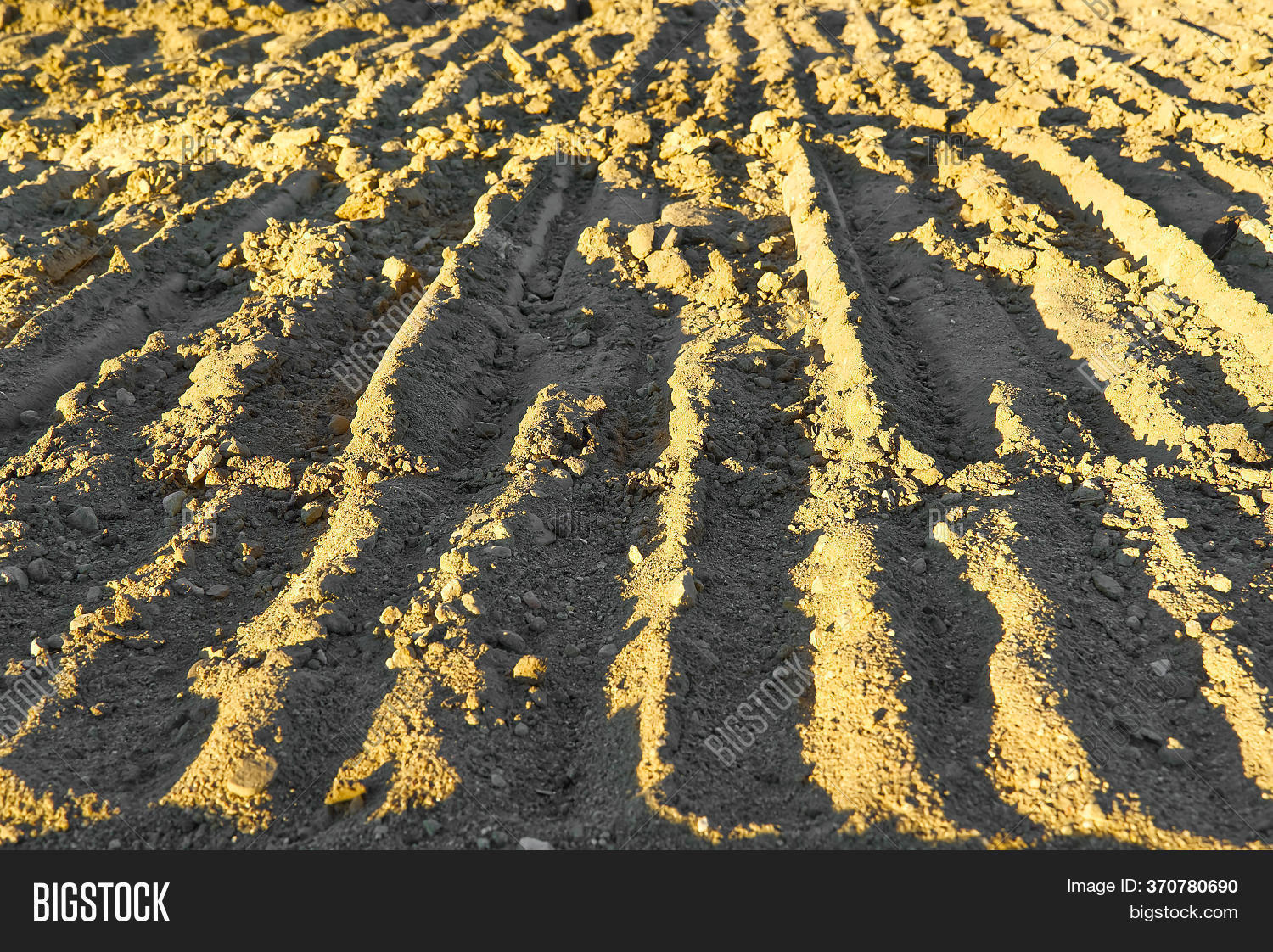 Excavator Tracks On Image & Photo (Free Trial) | Bigstock