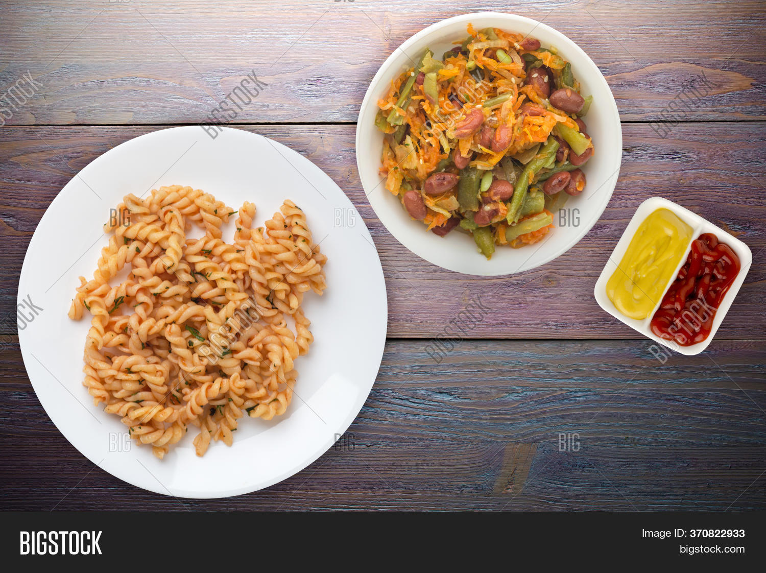 Pasta On White Plate Image & Photo (Free Trial) | Bigstock