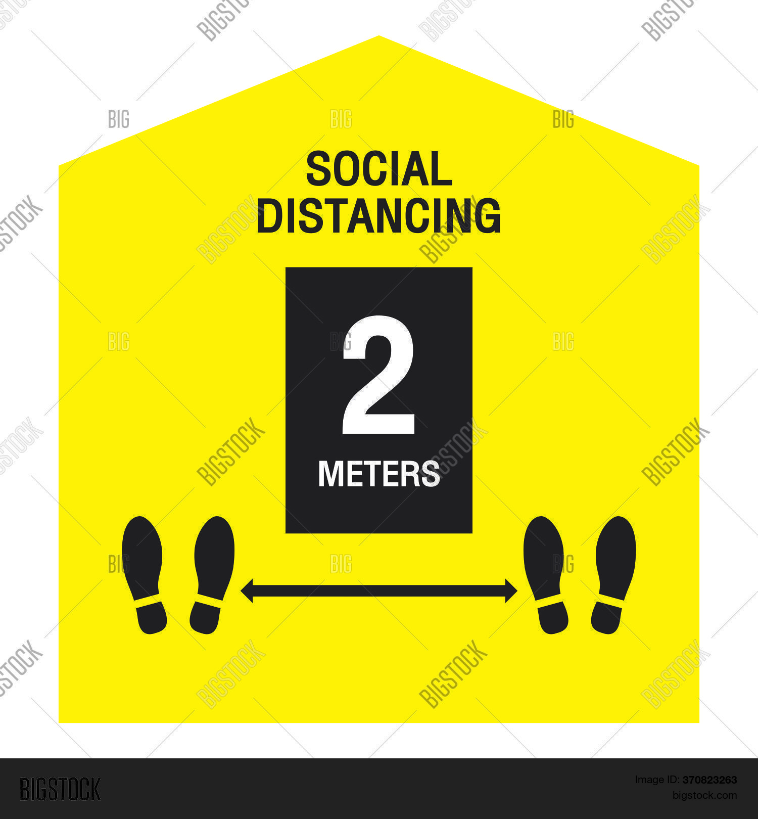 Keep Safe Distance Vector & Photo (Free Trial) | Bigstock