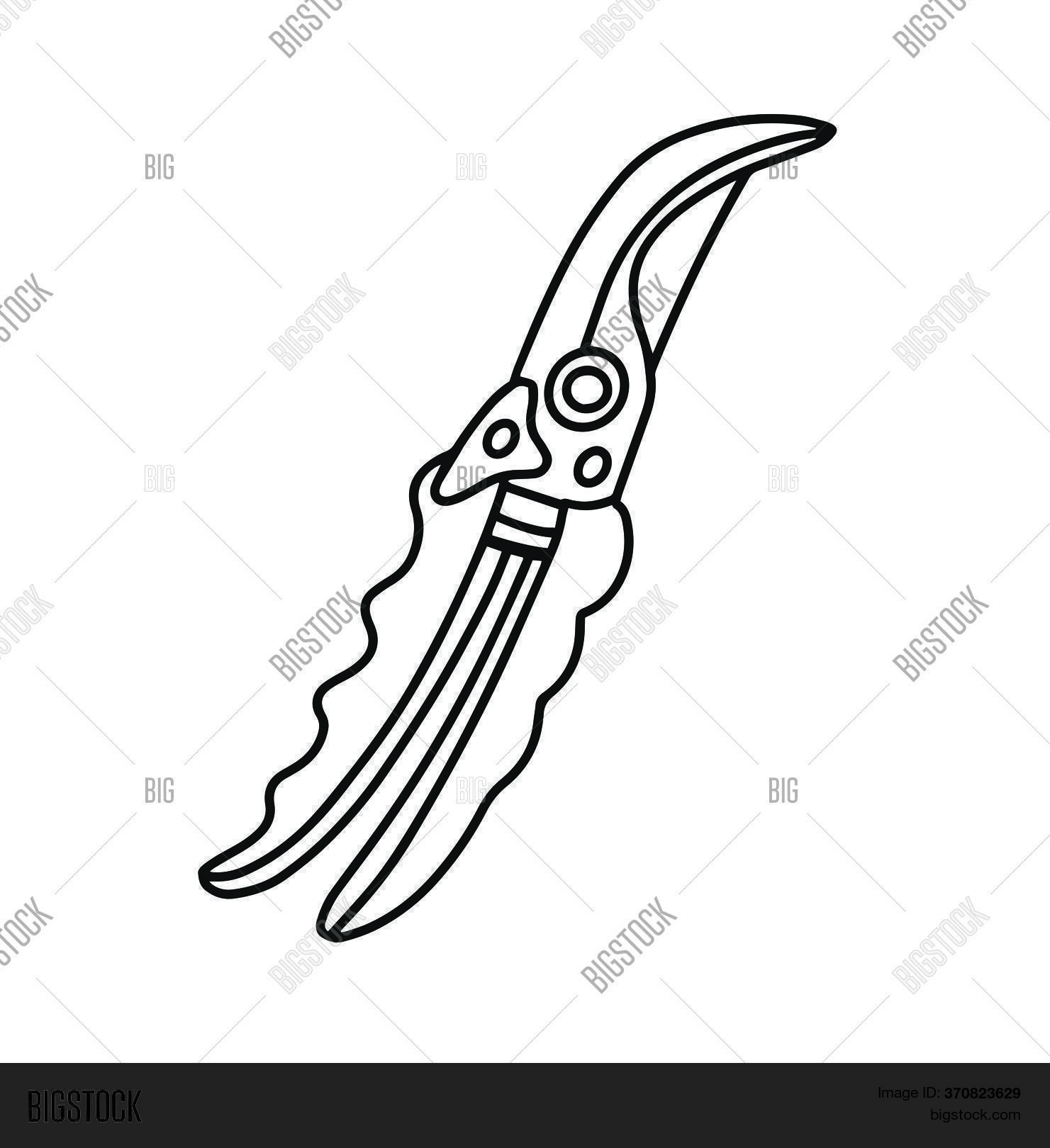Shears-secateurs Vector & Photo (Free Trial) | Bigstock