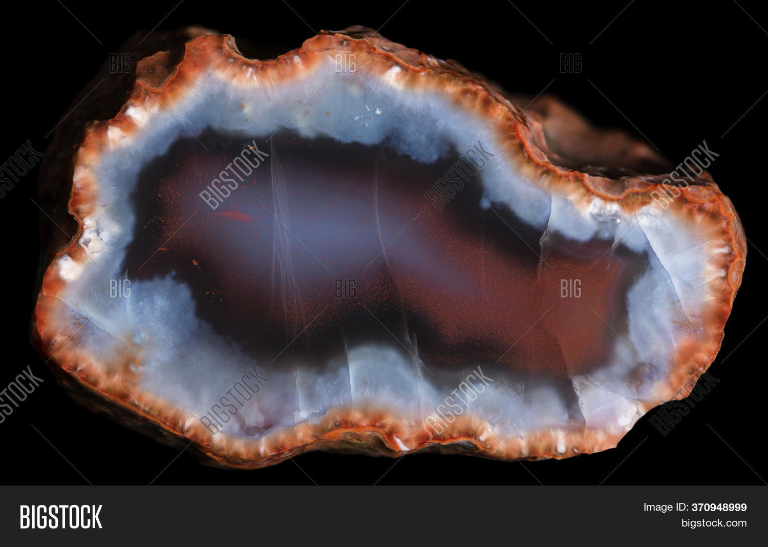 Slice Geode Red Blue Image & Photo (Free Trial) | Bigstock