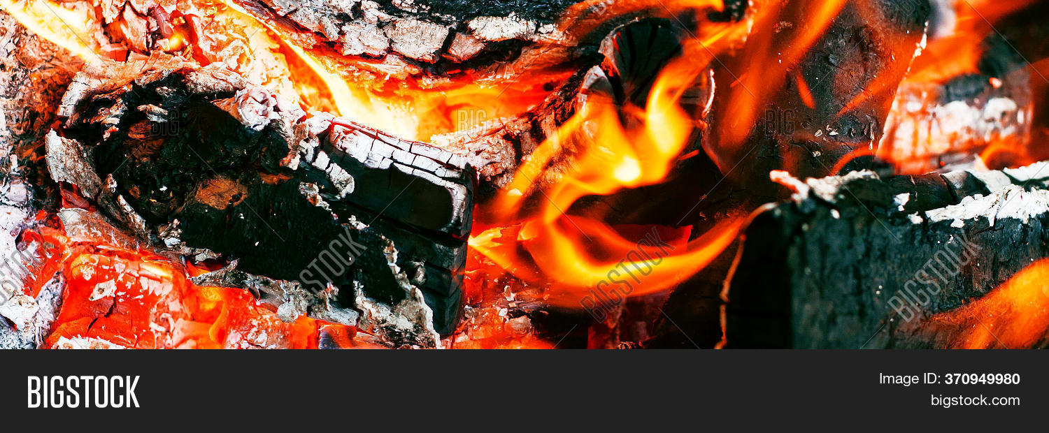 Bonfire. Orange Flame Image & Photo (Free Trial) | Bigstock