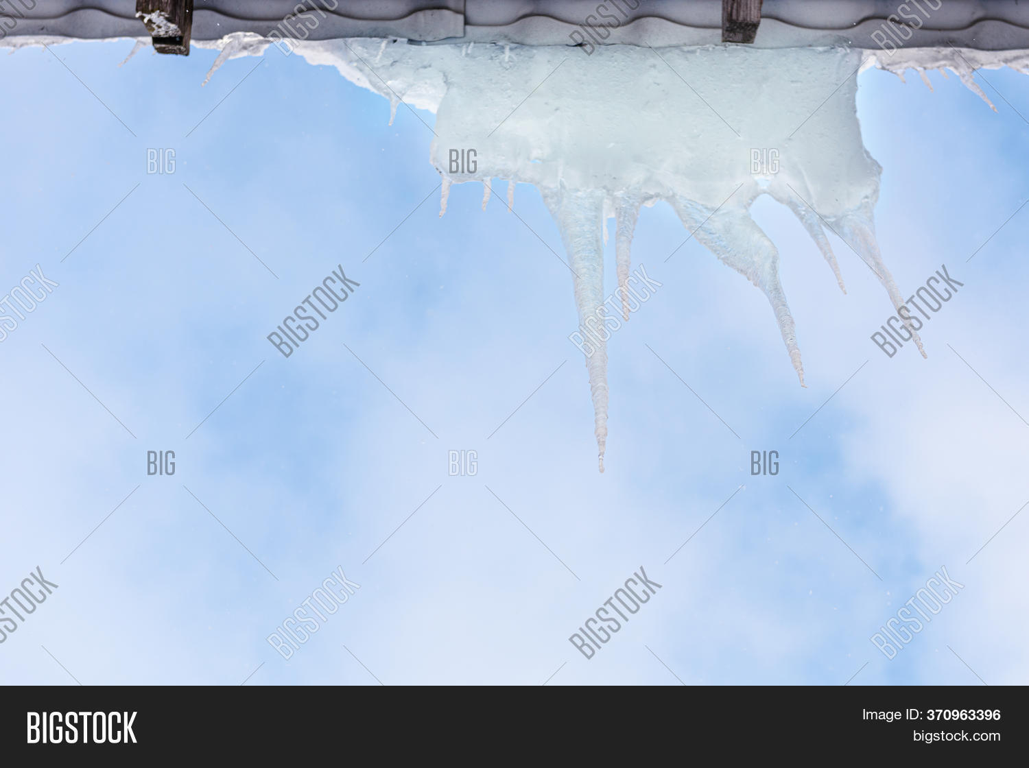 Long Icicles Against Image & Photo (Free Trial) | Bigstock