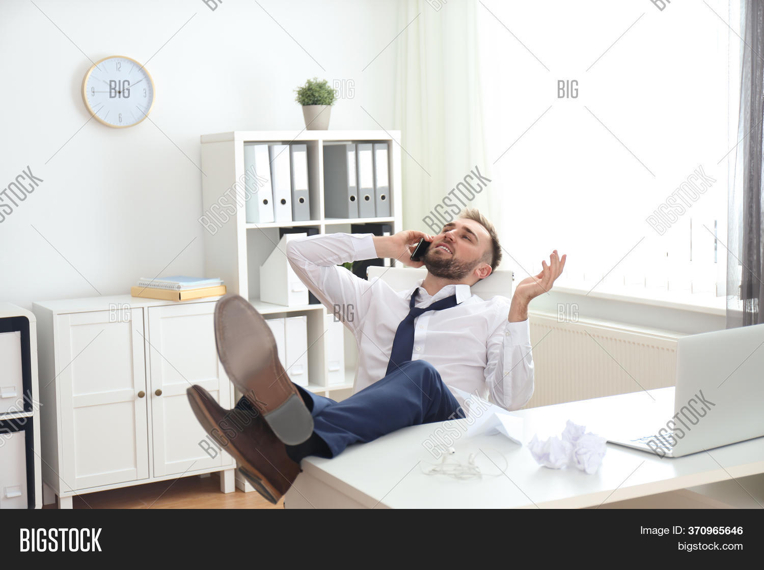 Lazy Young Man Talking Image & Photo (Free Trial) | Bigstock