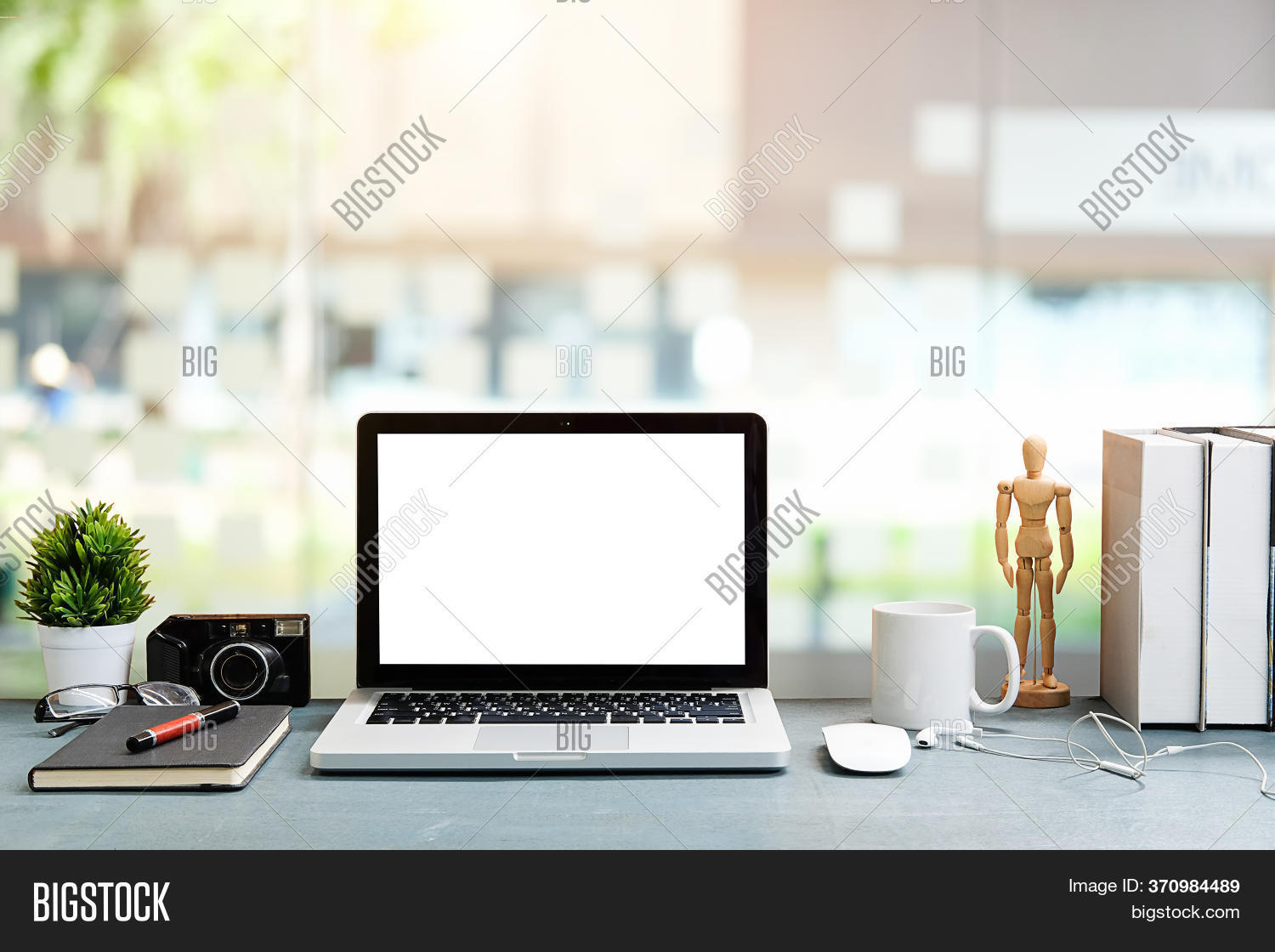 Workspace Desk Laptop Image & Photo (Free Trial) | Bigstock