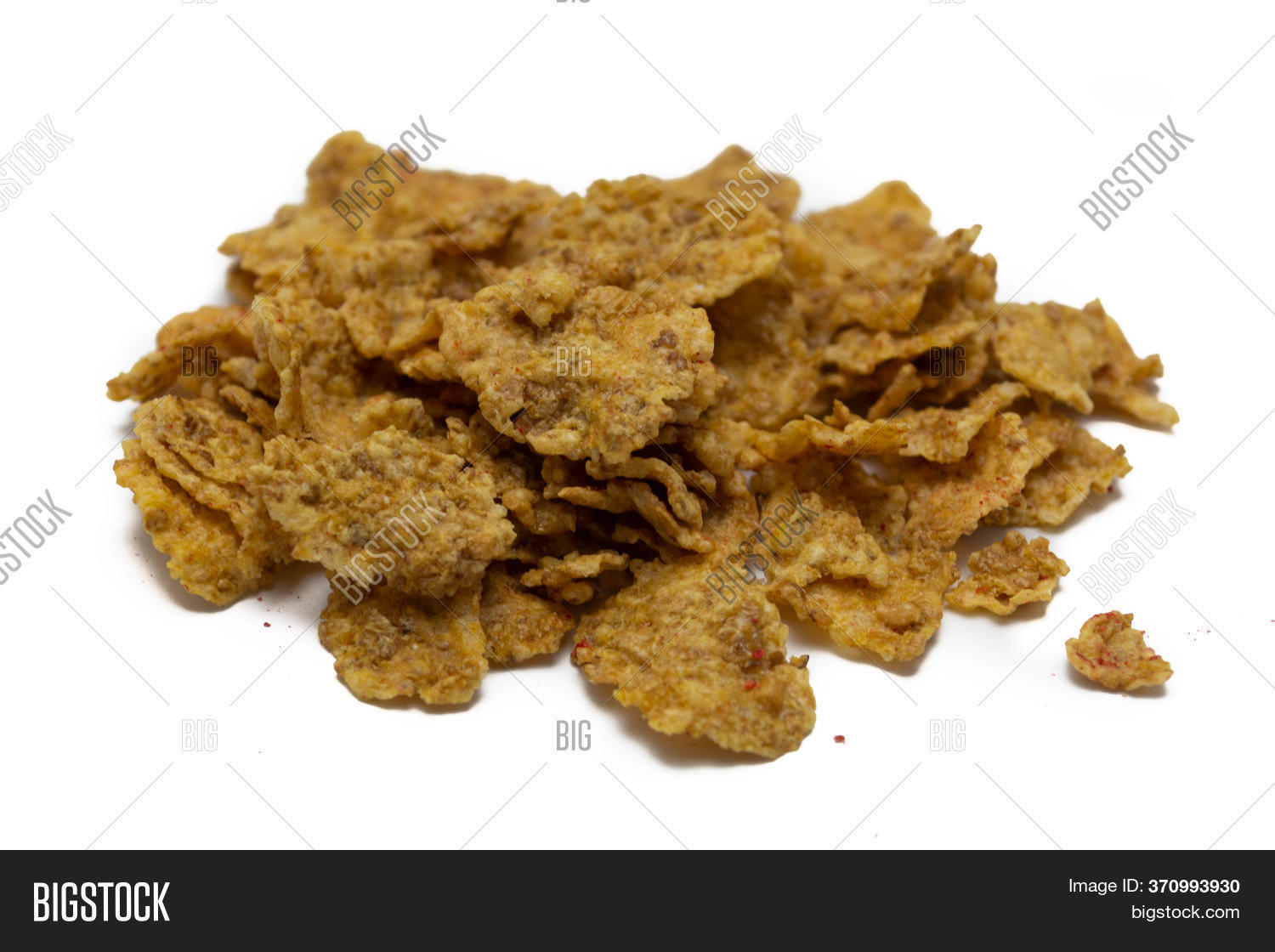 Cornflakes Over White Image & Photo (Free Trial) | Bigstock