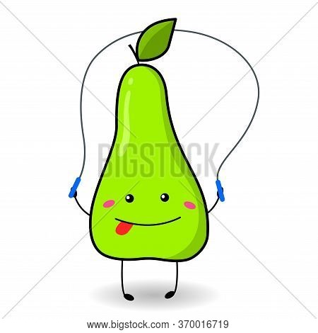 Funny Pear Cartoon Vector & Photo (Free Trial) | Bigstock