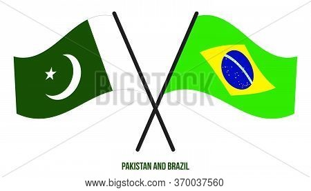 Pakistan Brazil Flags Vector & Photo (Free Trial) | Bigstock