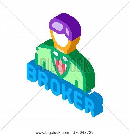 Broker Man Icon Vector & Photo (Free Trial) | Bigstock