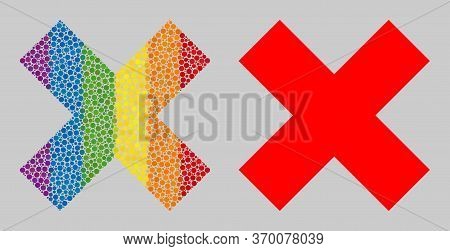 X-cross Composition Vector & Photo (Free Trial) | Bigstock