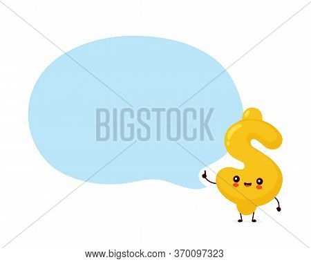 Cute Happy Dollar Vector & Photo (Free Trial) | Bigstock