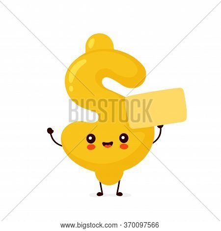 Cute Happy Dollar Vector & Photo (Free Trial) | Bigstock