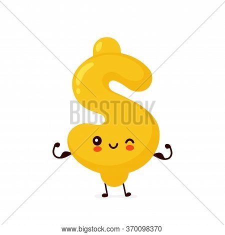 Cute Happy Dollar Vector & Photo (Free Trial) | Bigstock