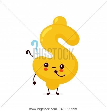 Cute Happy Dollar Vector & Photo (Free Trial) | Bigstock