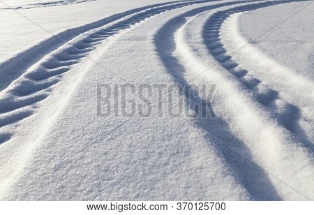 Winter Road Ruts Cars Image & Photo (Free Trial) | Bigstock