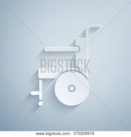 Paper Cut Wheelchair Vector & Photo (Free Trial) | Bigstock
