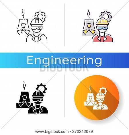 Nuclear Engineer Icon Vector & Photo (Free Trial) | Bigstock