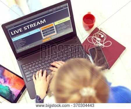 Live Stream. Girl Image & Photo (Free Trial) | Bigstock