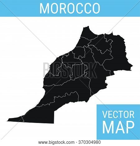 Morocco Vector Map Vector & Photo (Free Trial) | Bigstock