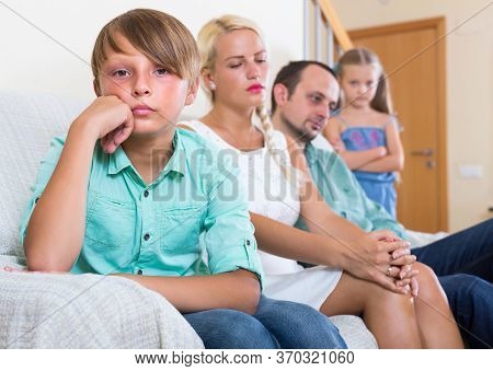 Sad Tired Parents Two Image & Photo (Free Trial) | Bigstock