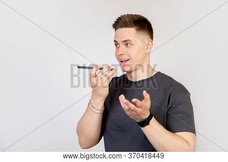 Young Man, Guy Talking Image & Photo (Free Trial) | Bigstock