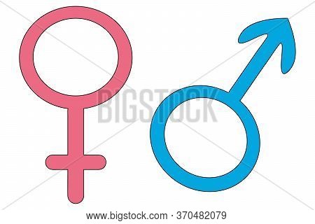 Symbols Gender. Set Vector & Photo (Free Trial) | Bigstock
