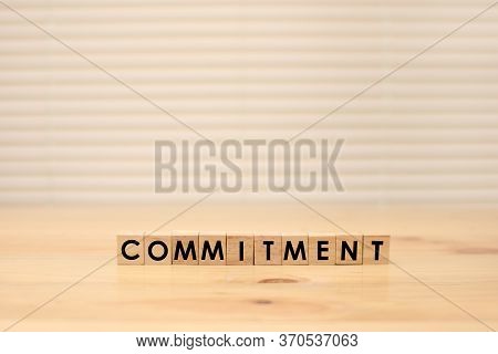 Commitment, Word Text Image & Photo (Free Trial) | Bigstock