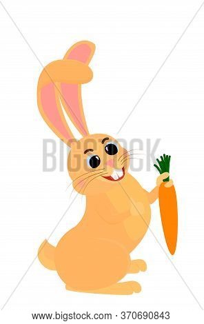 Cartoon Orange Rabbit Vector & Photo (Free Trial) | Bigstock