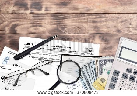 Irs Form 8965 Health Image & Photo (Free Trial) | Bigstock