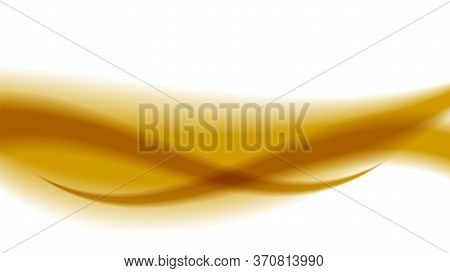 Gold Soft Wave Shape Vector & Photo (Free Trial) | Bigstock
