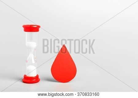 Drop Blood Hourglass Image & Photo (Free Trial) | Bigstock