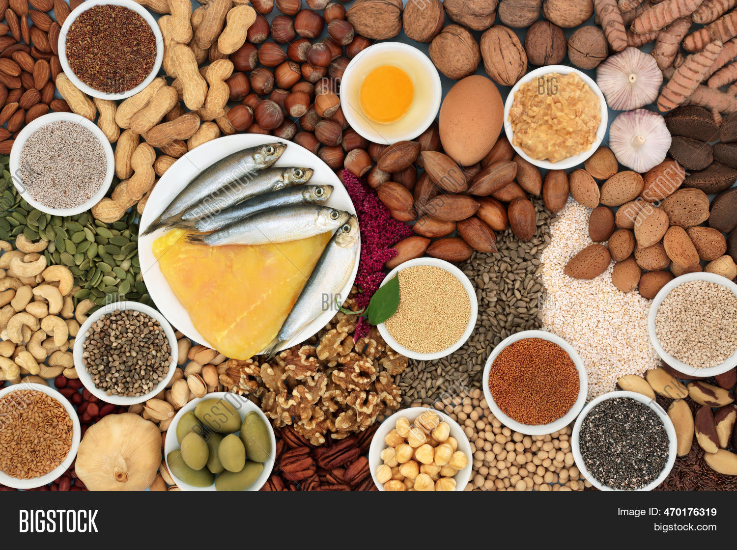 Health Food High Lipds Image & Photo (Free Trial) | Bigstock