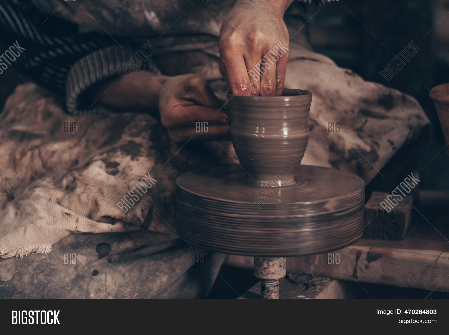 Modeling Bowl Clay On Image & Photo (Free Trial) | Bigstock