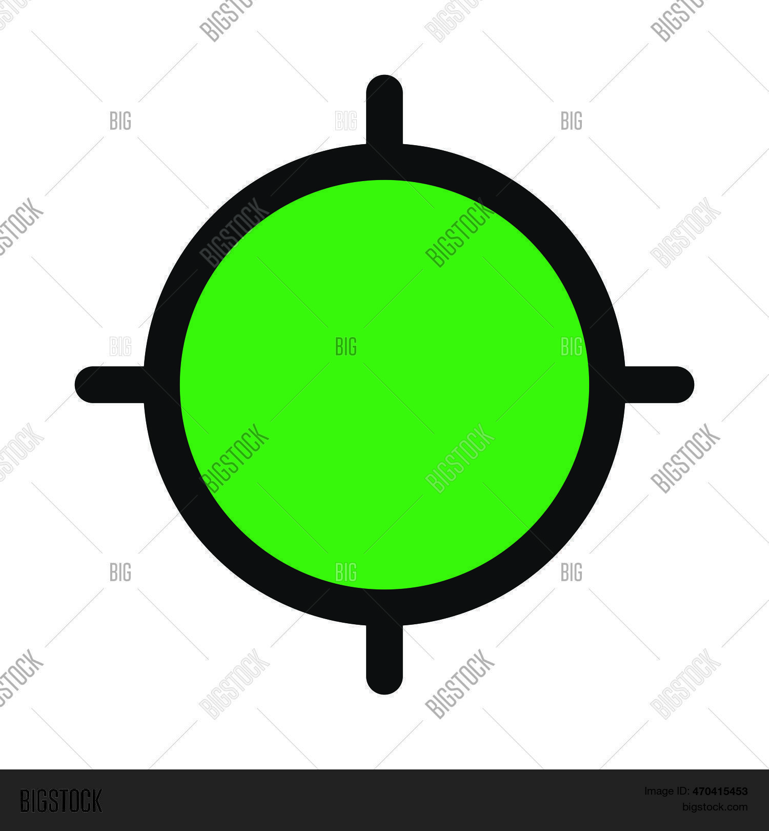 Locate Icon Line Vector & Photo (Free Trial) | Bigstock