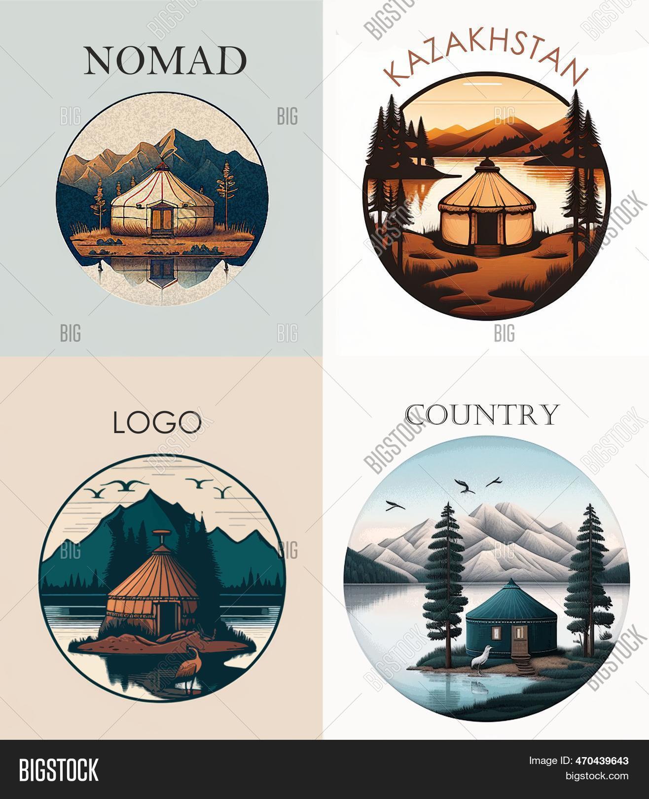 Variants Logos Yurts Image & Photo (Free Trial) | Bigstock